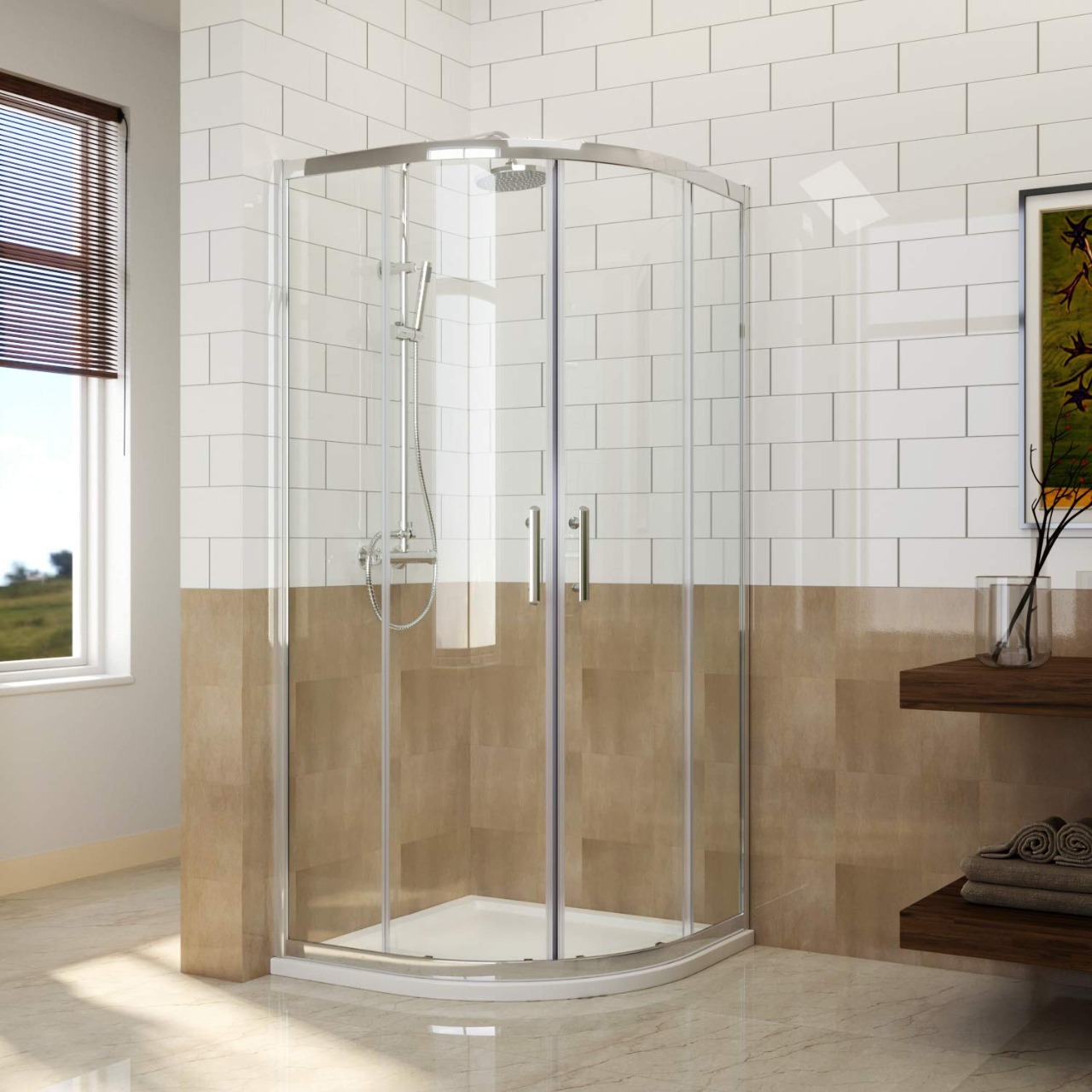 Shower cubicles supplier in Dubai - British Glass & Aluminum work company in Dubai-UAE